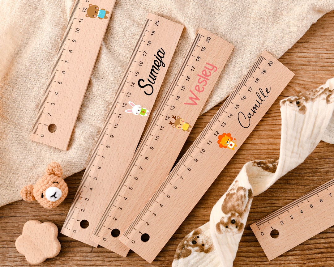 Personalized Wooden Ruler-engraved With Child's Name-ideal Back to ...