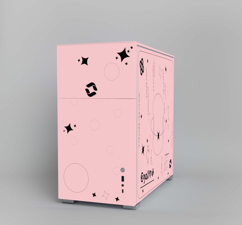 PC Case, Jonsho D31 STD, Pastel Pink Color - Etsy