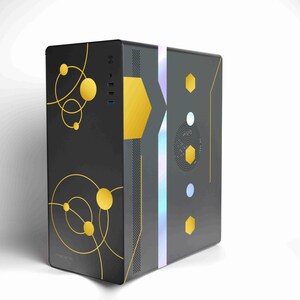 PC Case, Tacen ENSIS, Cyber, Holographic, Aesthetic, Futuristic, Black ...