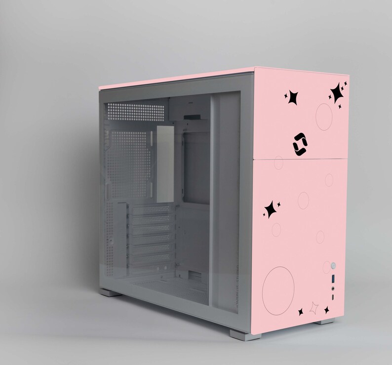 PC Case, Jonsho D31 STD, Pastel Pink Color - Etsy