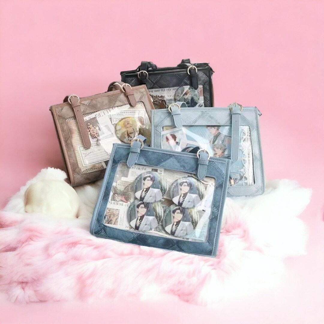 Fancy Ita Bag Transparent Window Anime Bag Anime Fan Pin Collection Bag ...