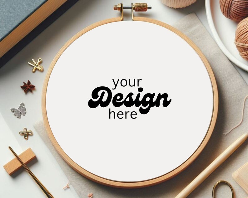 Cross Stitch Mockups Cross Stitch Mockup Modern Mock up Photograph ...