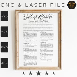 Founding Documents Bundle | United States Bill of Rights Svg ...