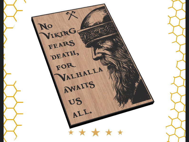 Viking Quote SVG | Valhalla Awaits, Laser Cut Files (digital Download ...