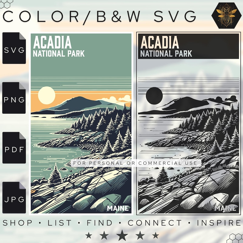 Acadia National Park - Etsy