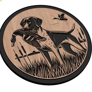 Bird Hunting Dog Vector Art | Laser Cut File (svg, Pdf, Png, Dxf) - Etsy