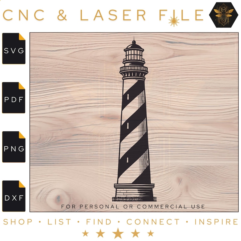 Lighthouse Svg - Etsy