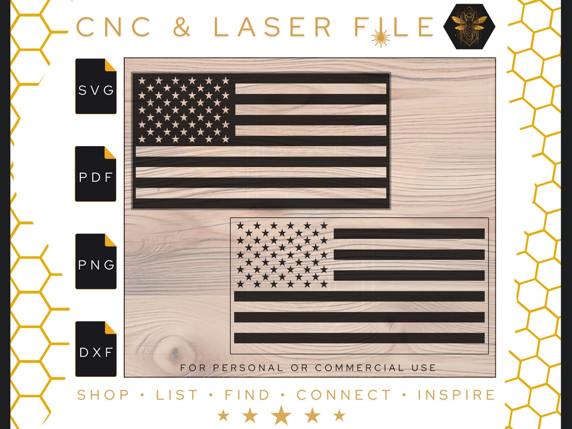 Traditional 50 Star Flag of the United States of America SVG | American ...