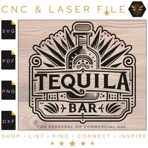Bar Sign SVG Bundle Package | Home Bar Decor | Whiskey Bar | Tequila ...
