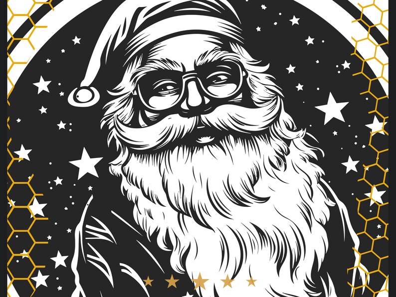 Santa Clause Christmas Ornament Svg Santa Clause Vector File Christ ...