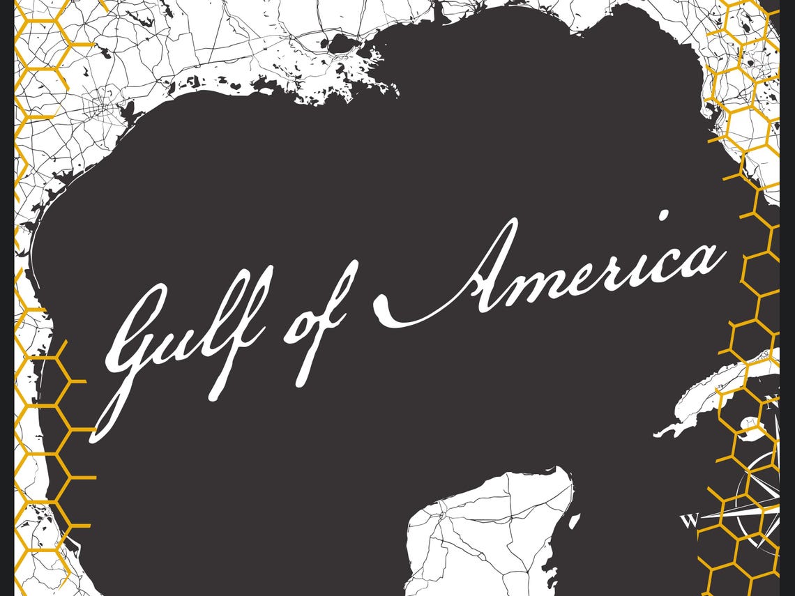 Gulf of America Map SVG | Gulf of America | Trump | America Map Laser ...