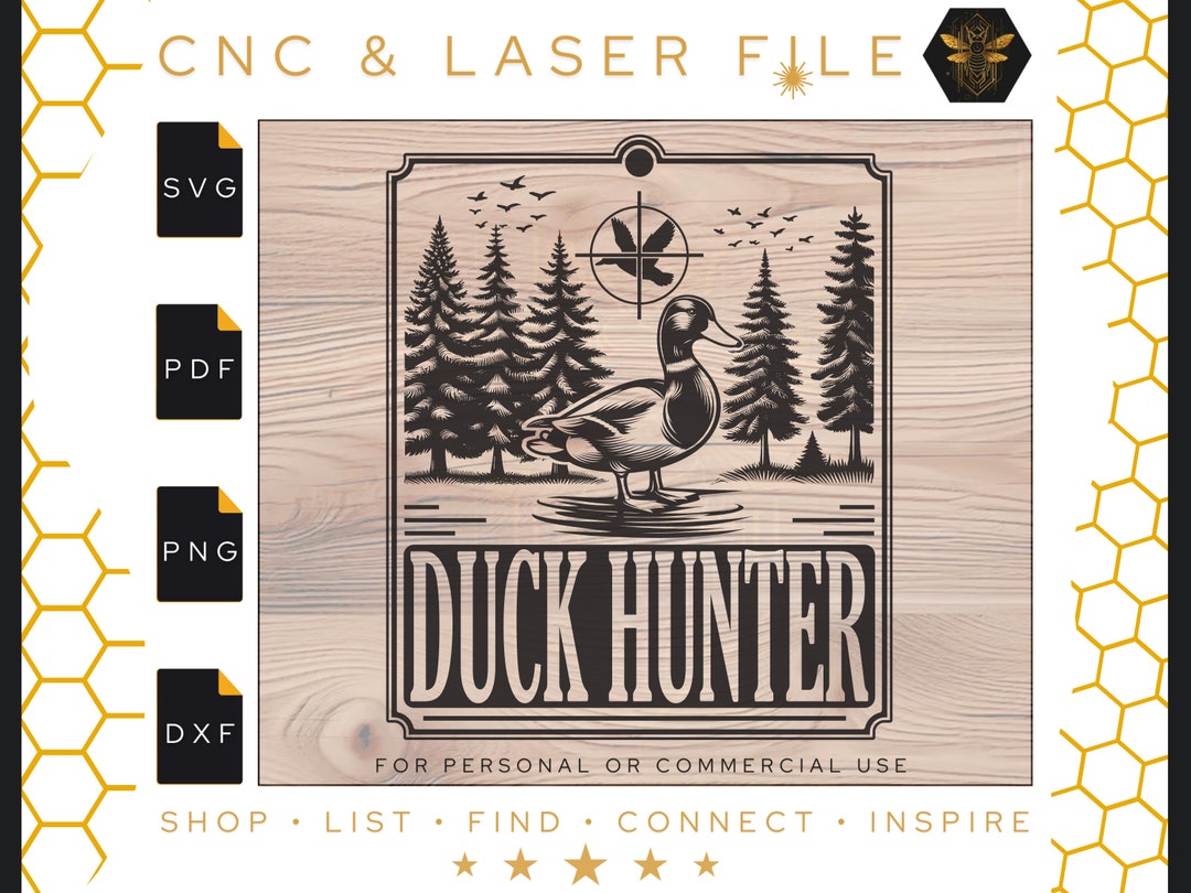Duck Hunter Sign | Duck Hunting | Duck Svg Sign | Water Fowl | Duck ...