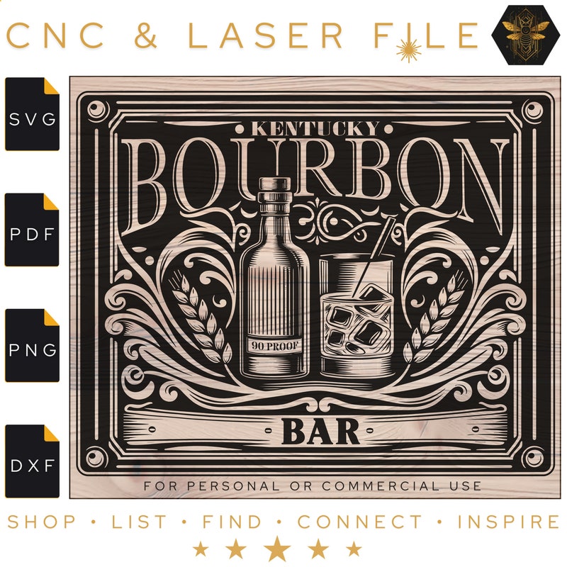 Bourbon Svg - Etsy