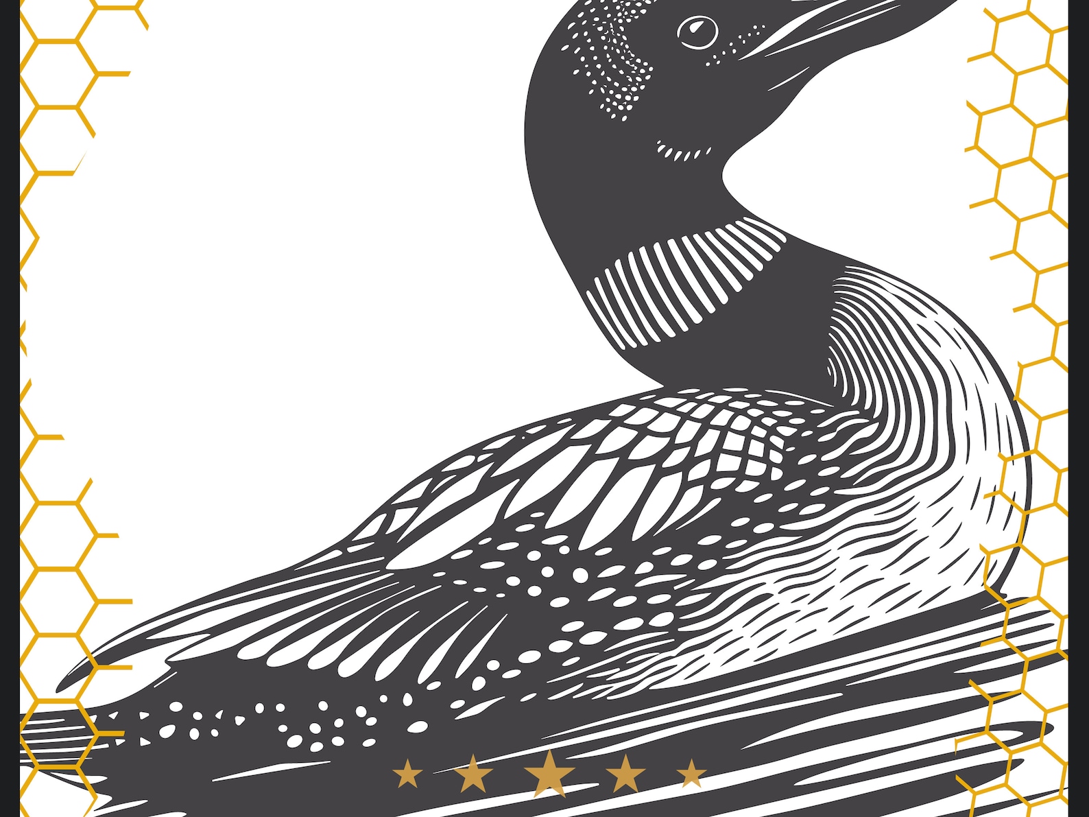 Common Loon Vector Art | CNC Laser Cut File (svg, Pdf, Png, Dxf) - Etsy ...