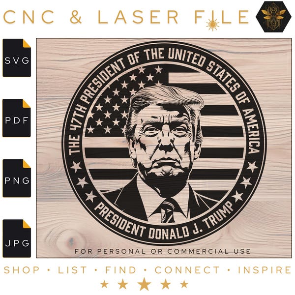 Trump Svg - Etsy