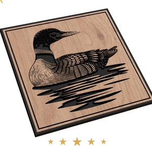 Common Loon Vector File No.2 Svg | Loon Svg | Loon Hunting Svg File ...