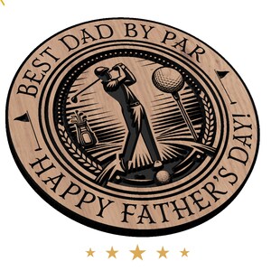 Best Dad by Par No2 | Happy Fathers Day | Golfing Vector File | Best ...