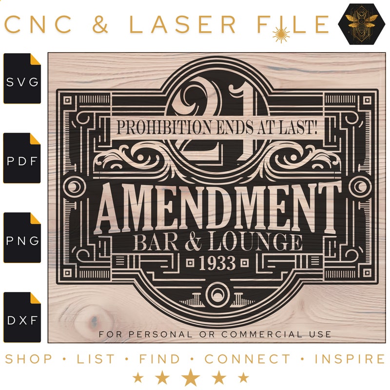 Prohibition Sign - Etsy