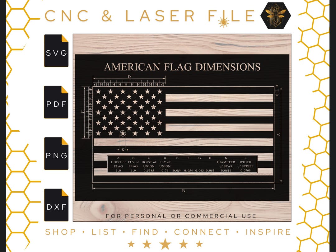 Official US Flag Dimensions Svg | Flag of the United States of America ...