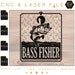 Bass Fisher Sign | Bass Fisher | Bass Fisher Svg Sign | Bass | Fishing ...