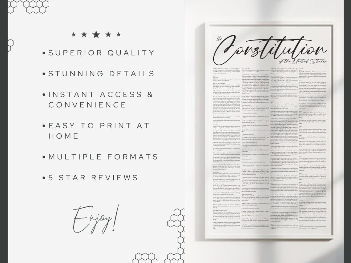 Founding Documents Bundle | United States Bill of Rights Svg ...