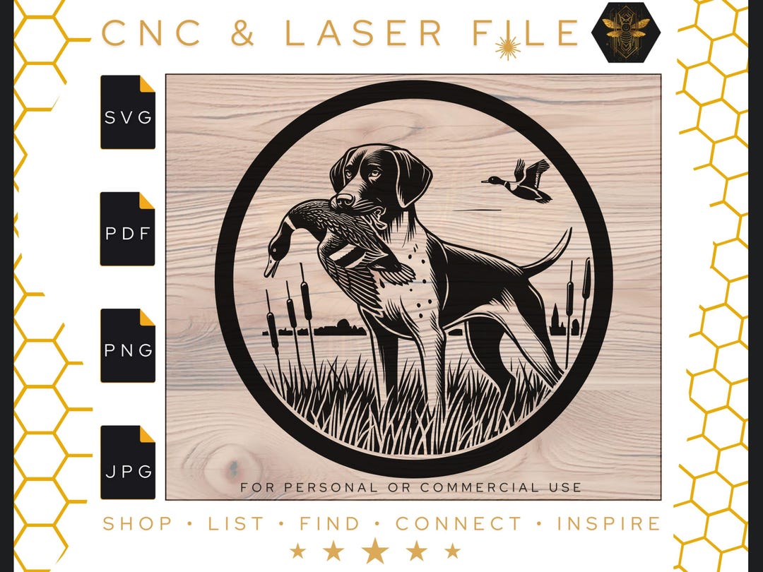Bird Hunting Dog Vector File | Bird Dog Svg | Duck Hunter Svg File ...