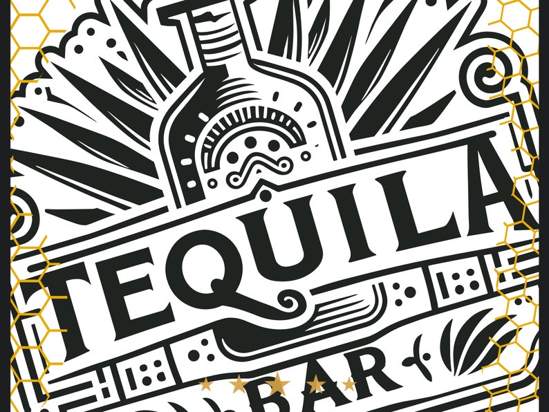 Tequila Bar Sign Home Bar Decor Tequila Tequila Bar File Bar Laser File ...