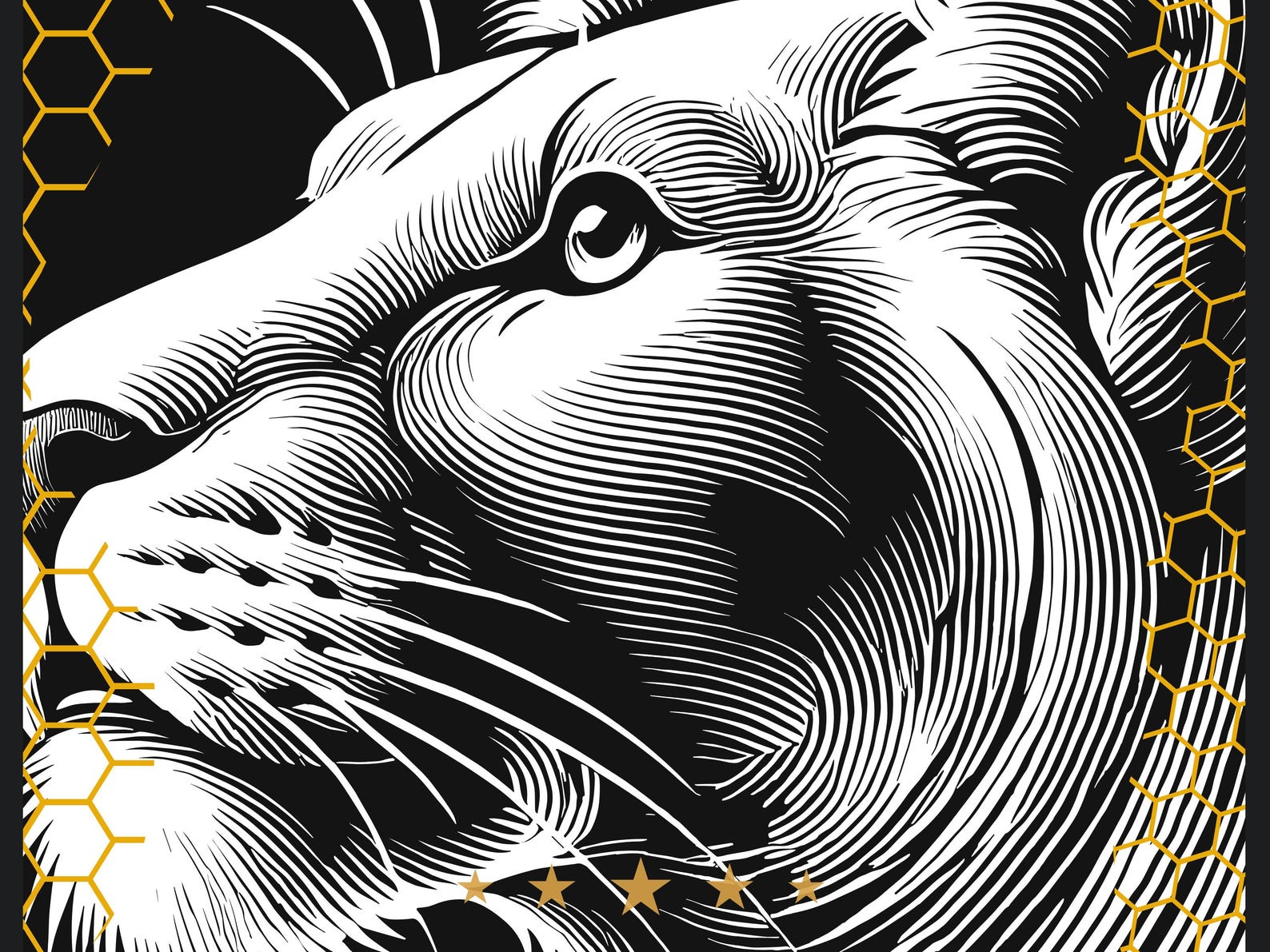 Lioness Digital Art High Detail Svg | Lioness SVG | Female Lion Vector ...