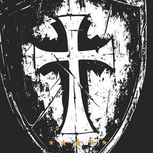 Shield and Cross Battle Worn SVG | Shield of Faith Svg File | Christian ...
