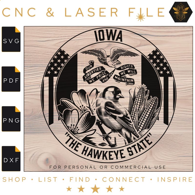 Iowa Hawkeye Sign - Etsy