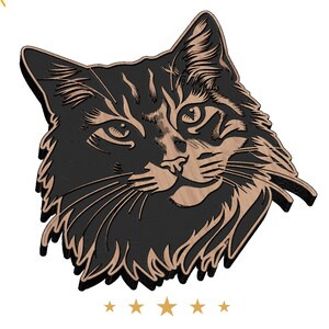 Cat Vector File | Cat Svg | Black & White | Cat | Detailed Cat ...