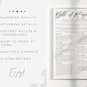 Founding Documents Bundle | United States Bill of Rights Svg ...