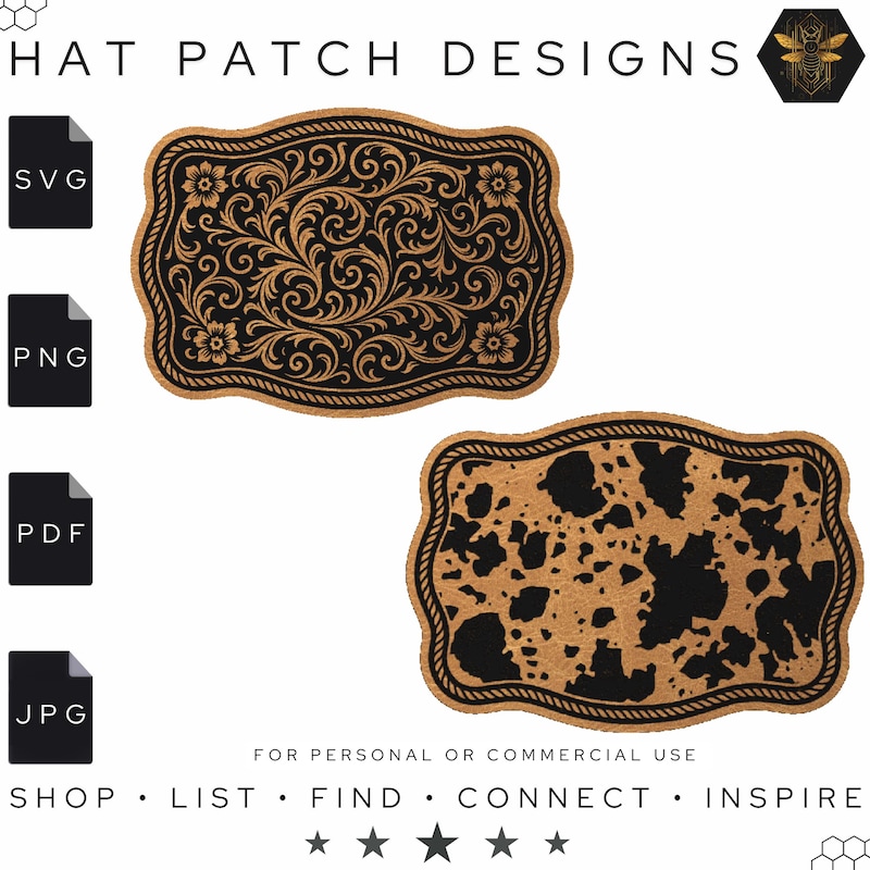 Scroll Patch Svg - Etsy