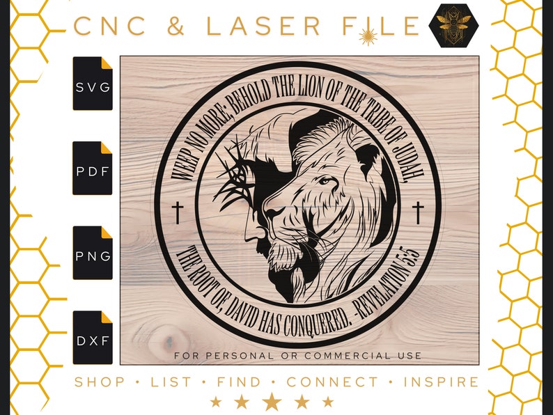 The Lion of Judah and Root of David Revelation Scripture Christ ...