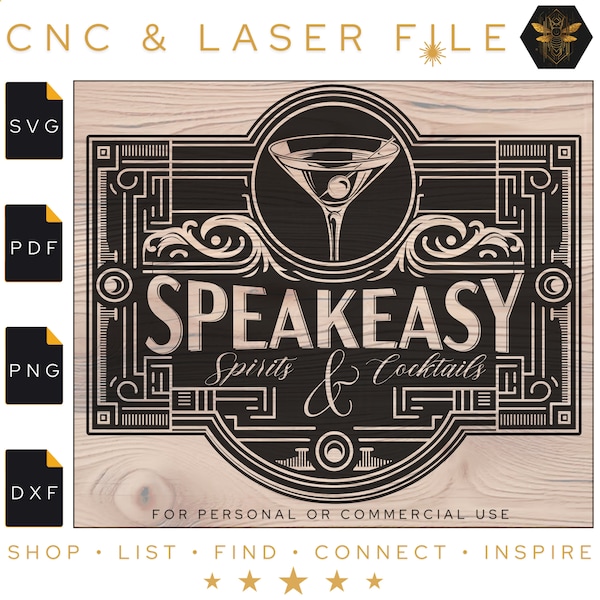 Speakeasy - Etsy