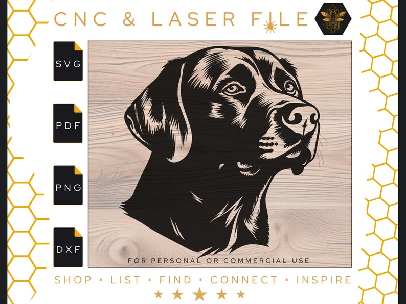 Labrador Breed Vector File Labrador Svg Lab Svg File Labrador Dog Svg ...
