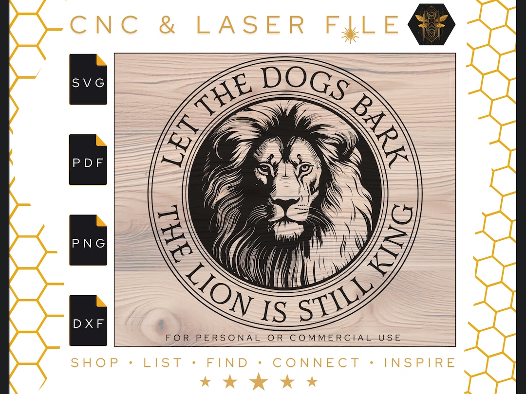 Let the Dogs Bark the Lion is Still King 2 | Lion Svg | Stoic Lion ...