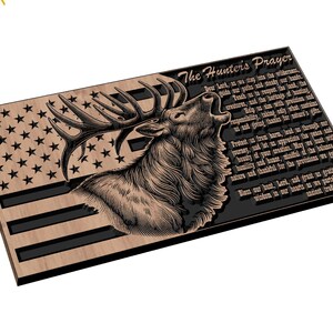 Elk Hunter American Flag SVG | Hunter's Prayer (digital Download) - Etsy