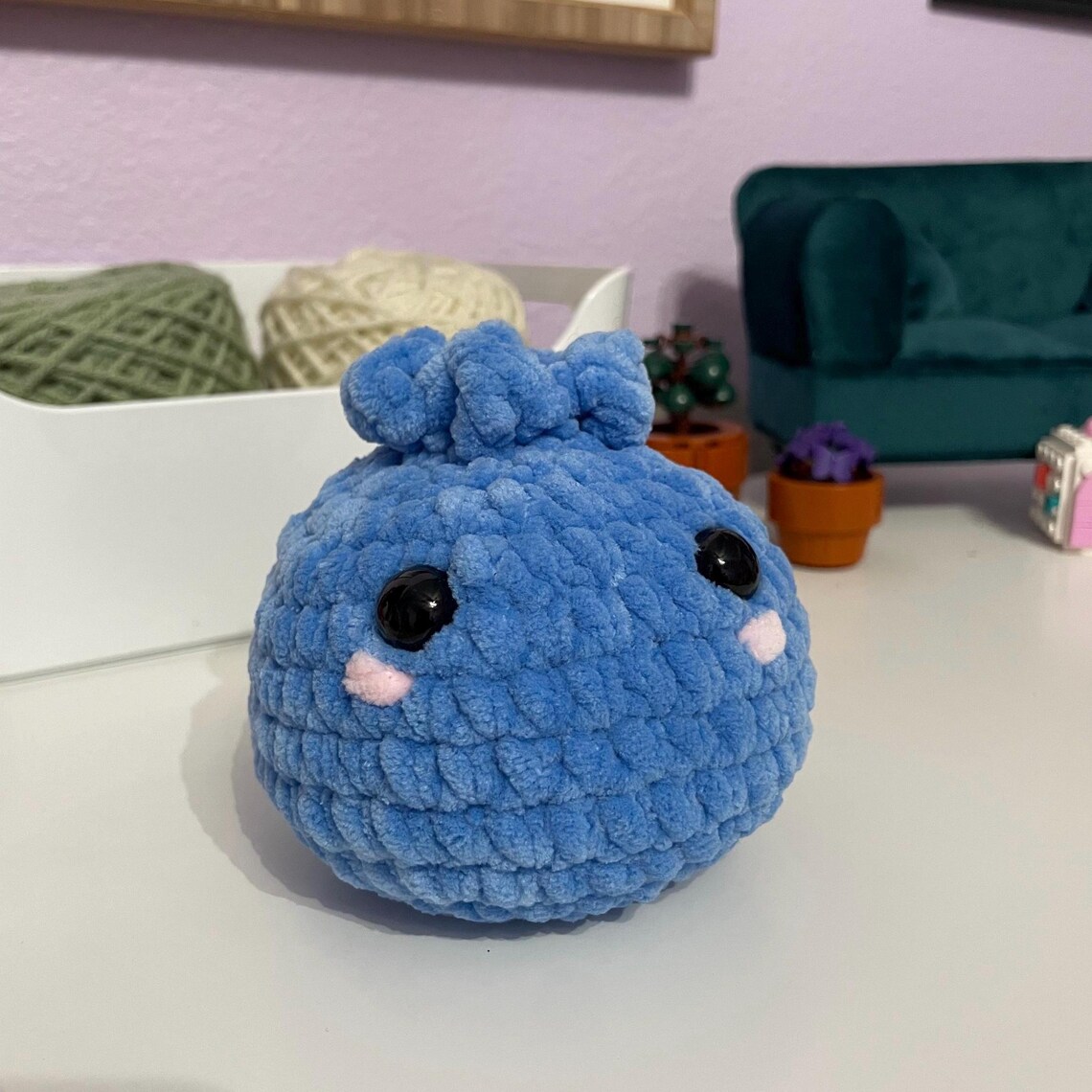 Crochet Blueberry - Etsy