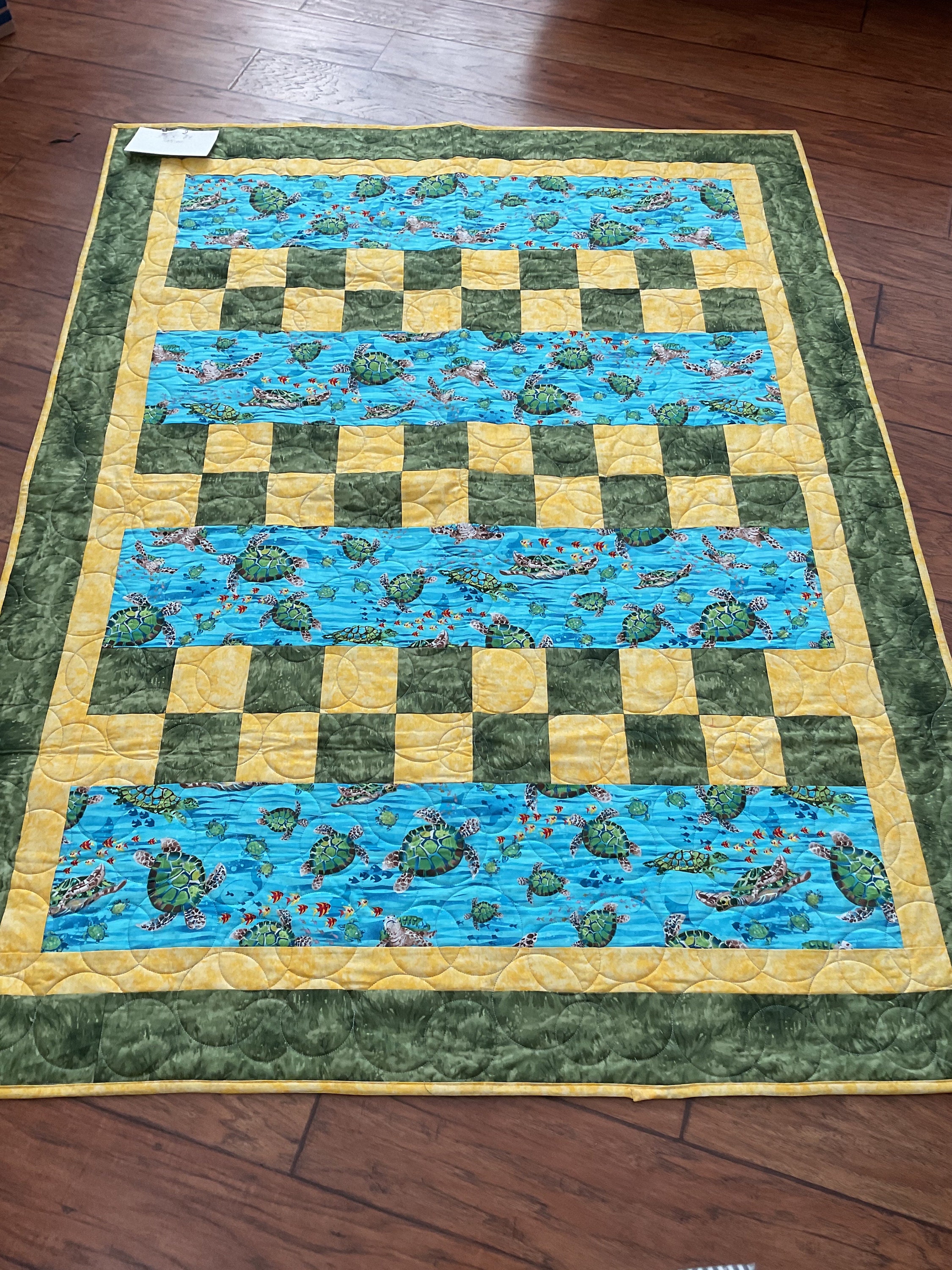Turtle Quilt - Etsy