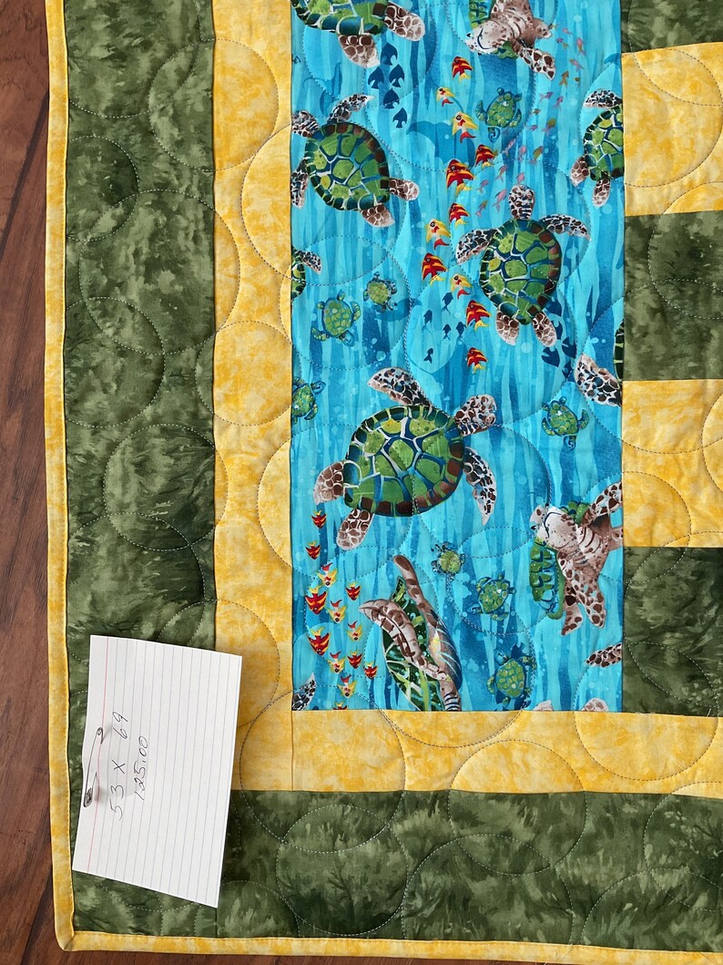 Turtle Quilt - Etsy