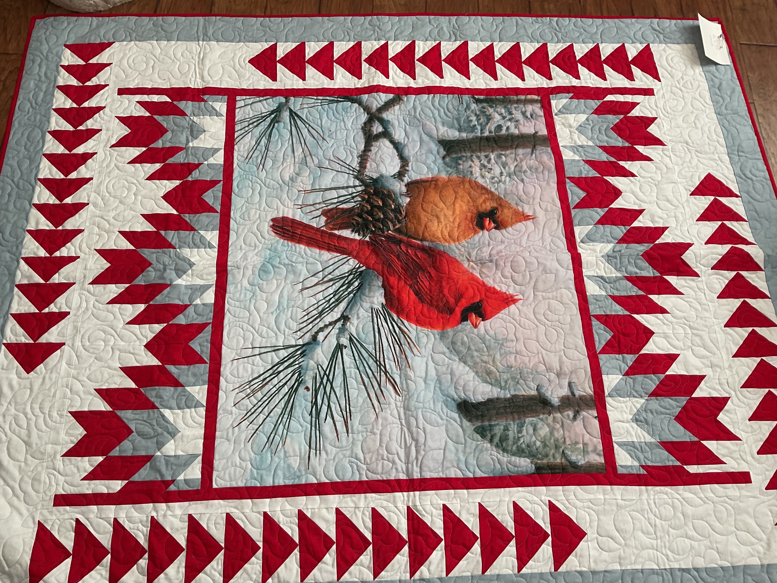 Cardinal Throw - Etsy