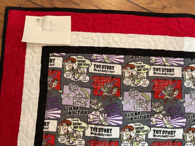 Toy Story Kids Quilt - Etsy