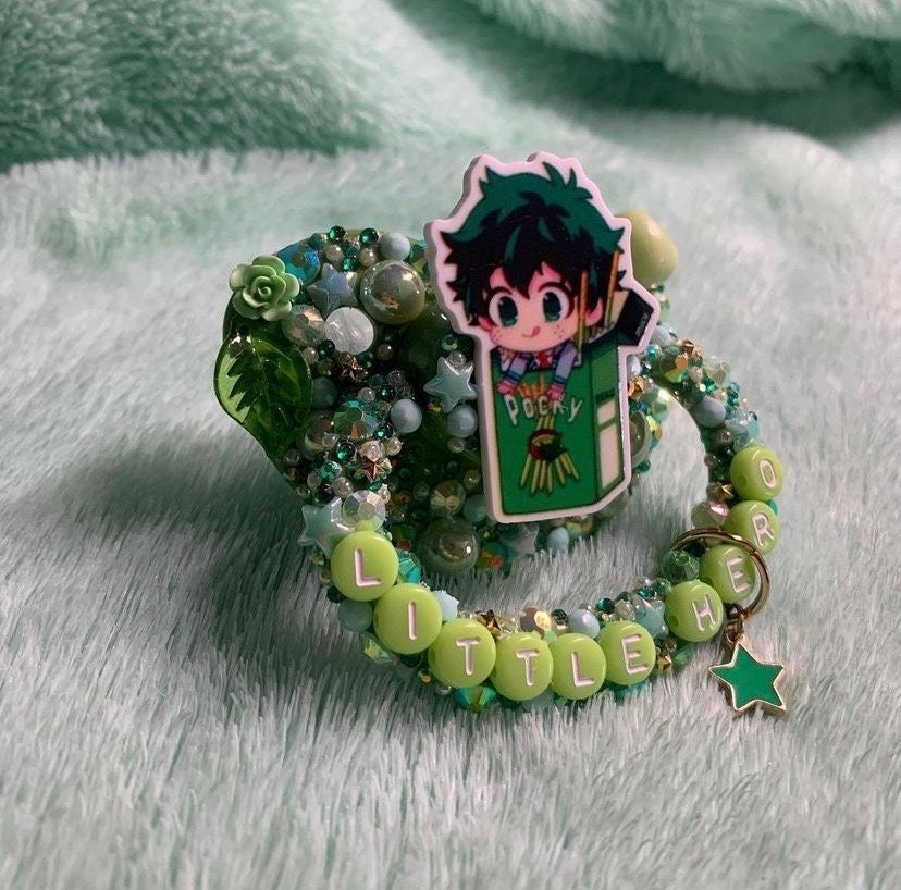 Fully Encrusted Deco little Hero Izuku Midoryia MHA Adult Pacifier - Etsy
