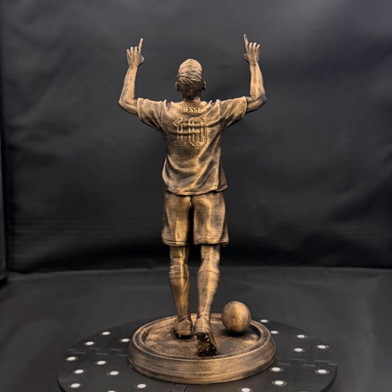 Lionel Messi Football Soccer Statue Decoration - Etsy