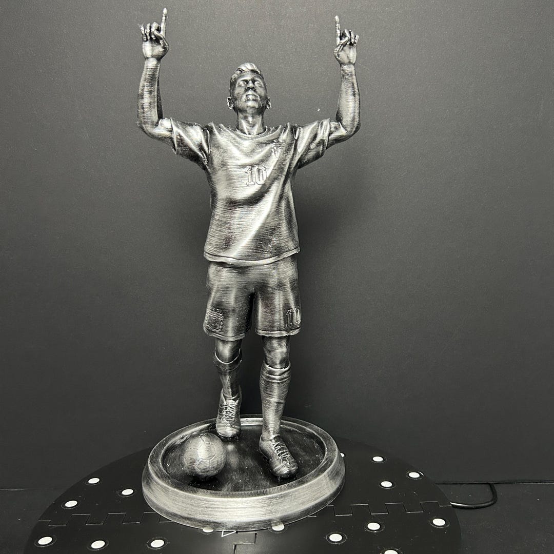 Lionel Messi Football Soccer Statue Decoration - Etsy