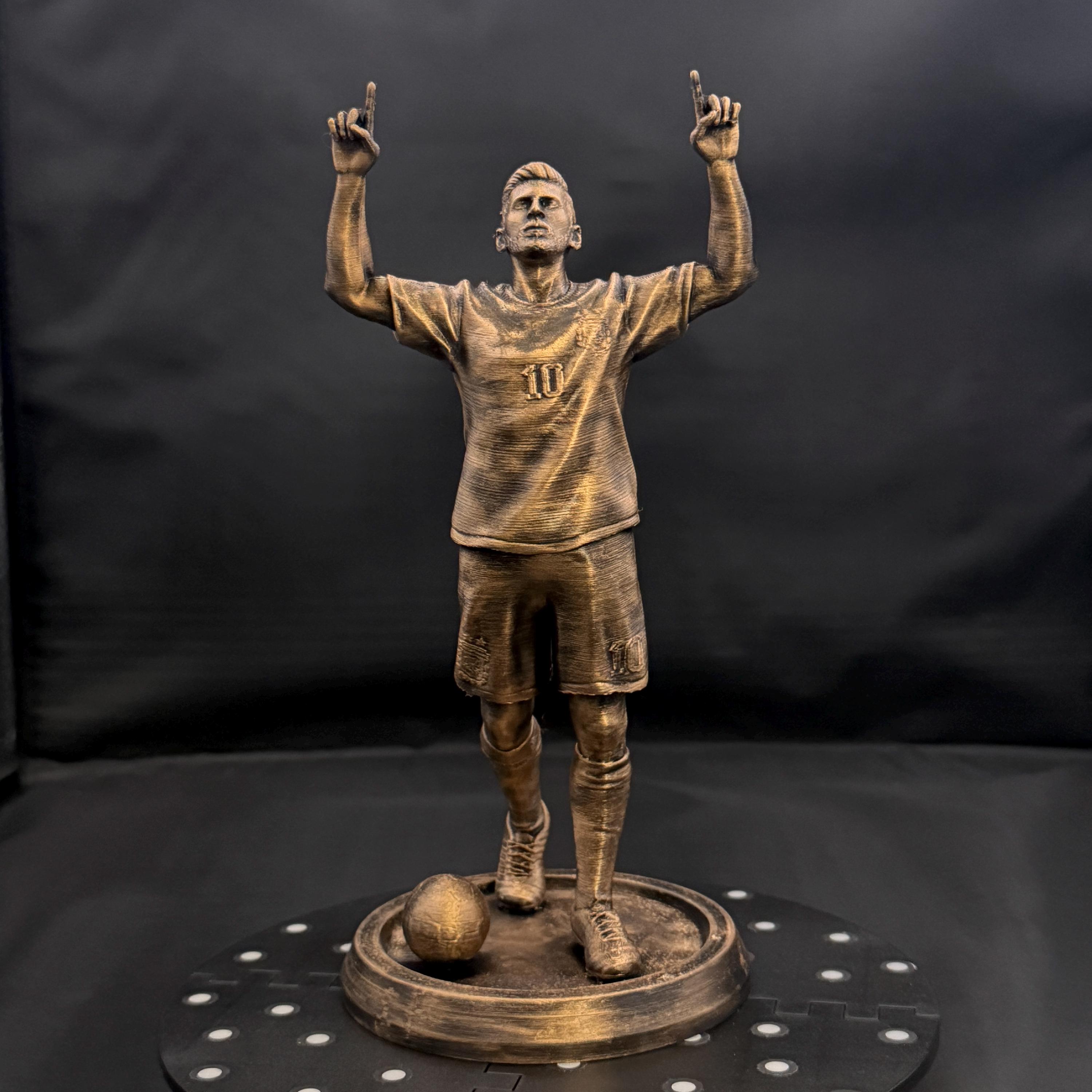 Lionel Messi Football Soccer Statue Decoration - Etsy