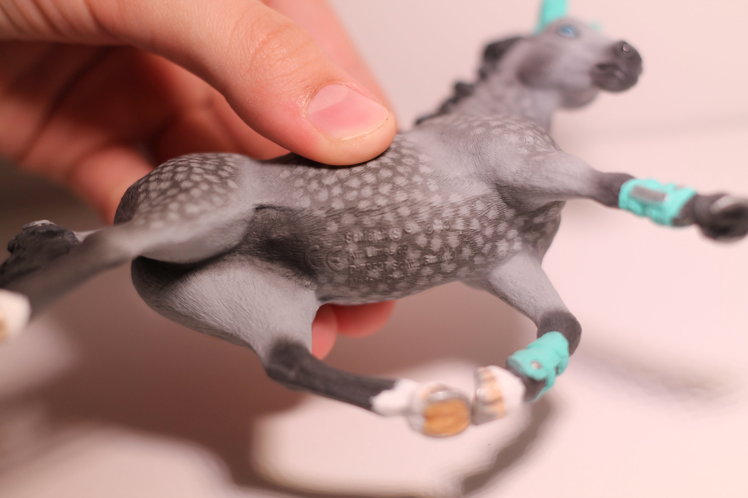 OOAK Schleich Model Horse Repaint Custom Dapple Grey Mare - Etsy