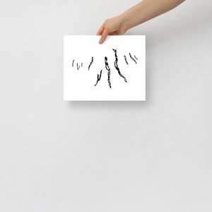 Finger Lakes Typography Map Art Unframed Print Personalized State ...