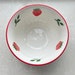 Strawberry Pattern Ceramic Bowl - Etsy